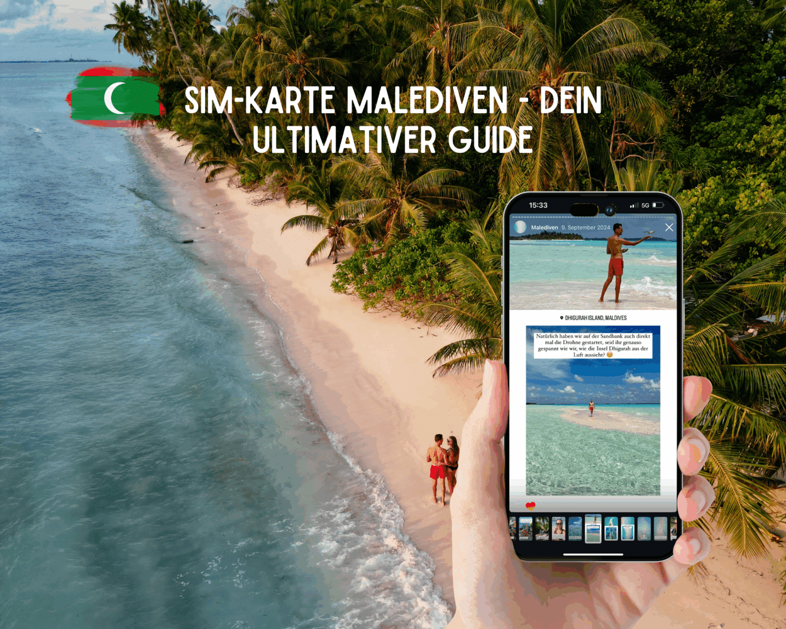 Die beste SIM-Karte Malediven: Lokale SIM vs eSIM im Vergleich